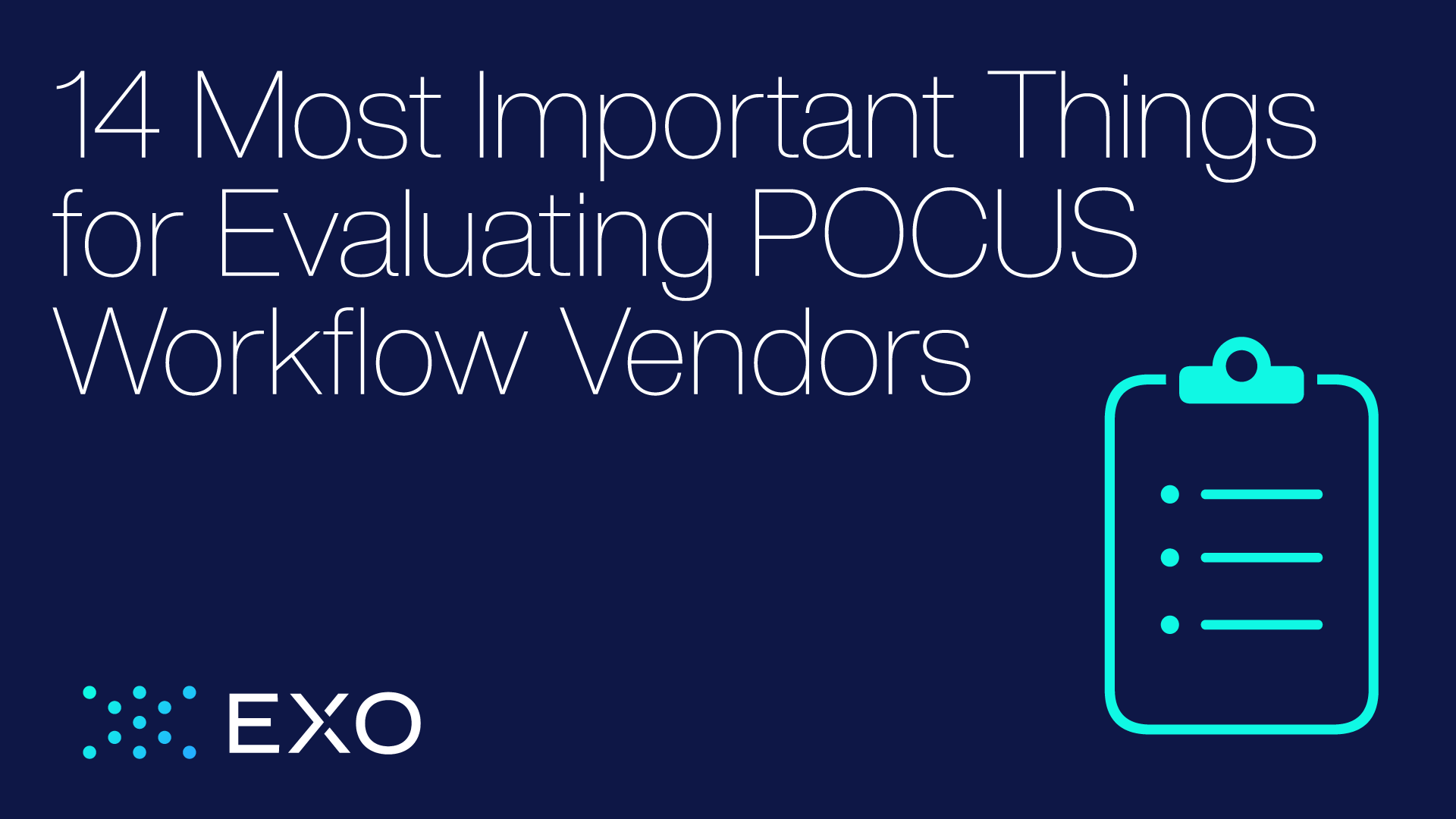 2023 POCUS Checklist